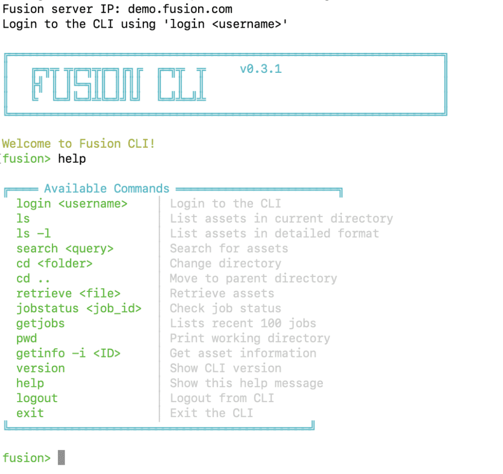Workflowlabs Fusion Now with Command Line Interface Support ...